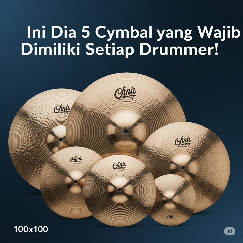 Ini Dia 5 Cymbal yang Wajib Dimiliki Setiap Drummer!
