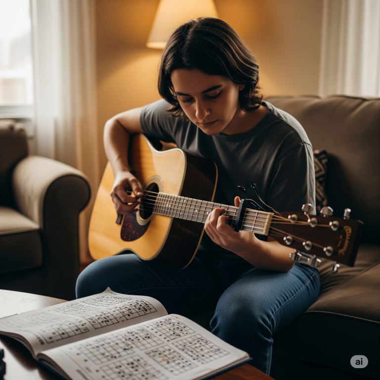 10 Chord Gitar Dasar yang Wajib Dikuasai Pemula
