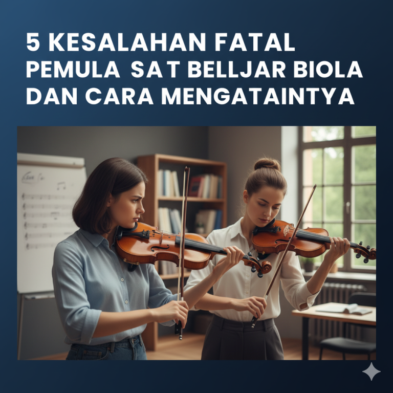 5 Kesalahan Fatal Pemula Belajar Biola, Cara Mengatasinya!